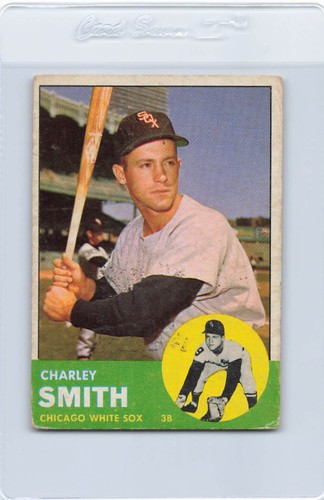 1963 Topps #424 Charley Smith White Sox VG *DA-C2338 | eBay