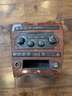 2005-2007 Jeep Grand Cherokee Climate Control Woodgrain Bezel ...