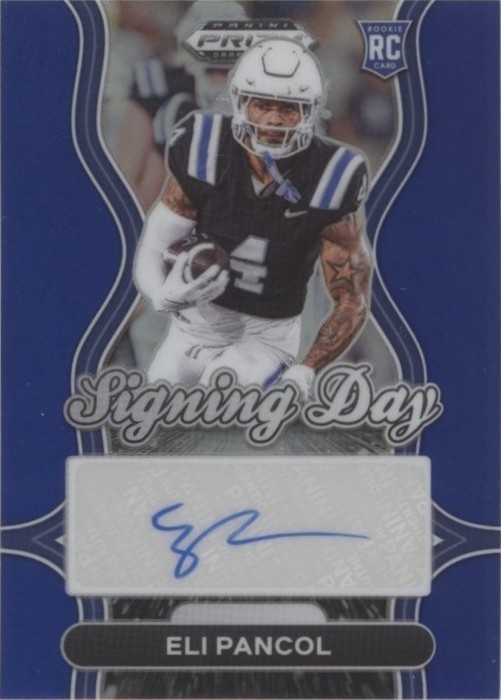 2025 Panini Prizm Draft Picks - Signing Day Eli Pancol #SD-ELI Blue ...