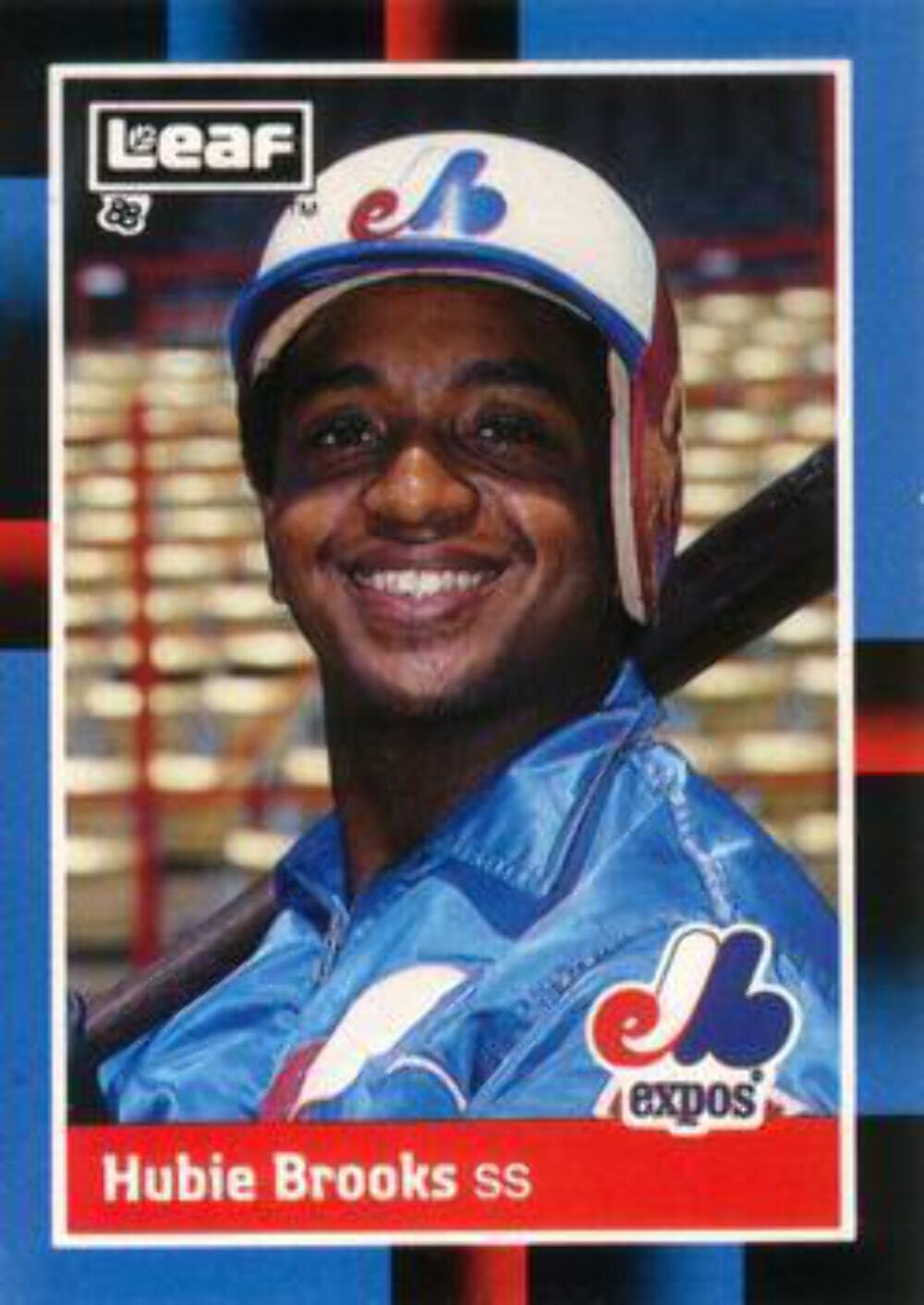 #257 Hubie Brooks - Montreal Expos - 1988 Leaf Baseball | eBay