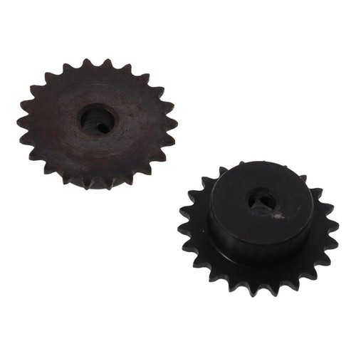 Black Oxide B Type Hardened Teeth 22 Tooth Gear for ISO 04C Roller ...