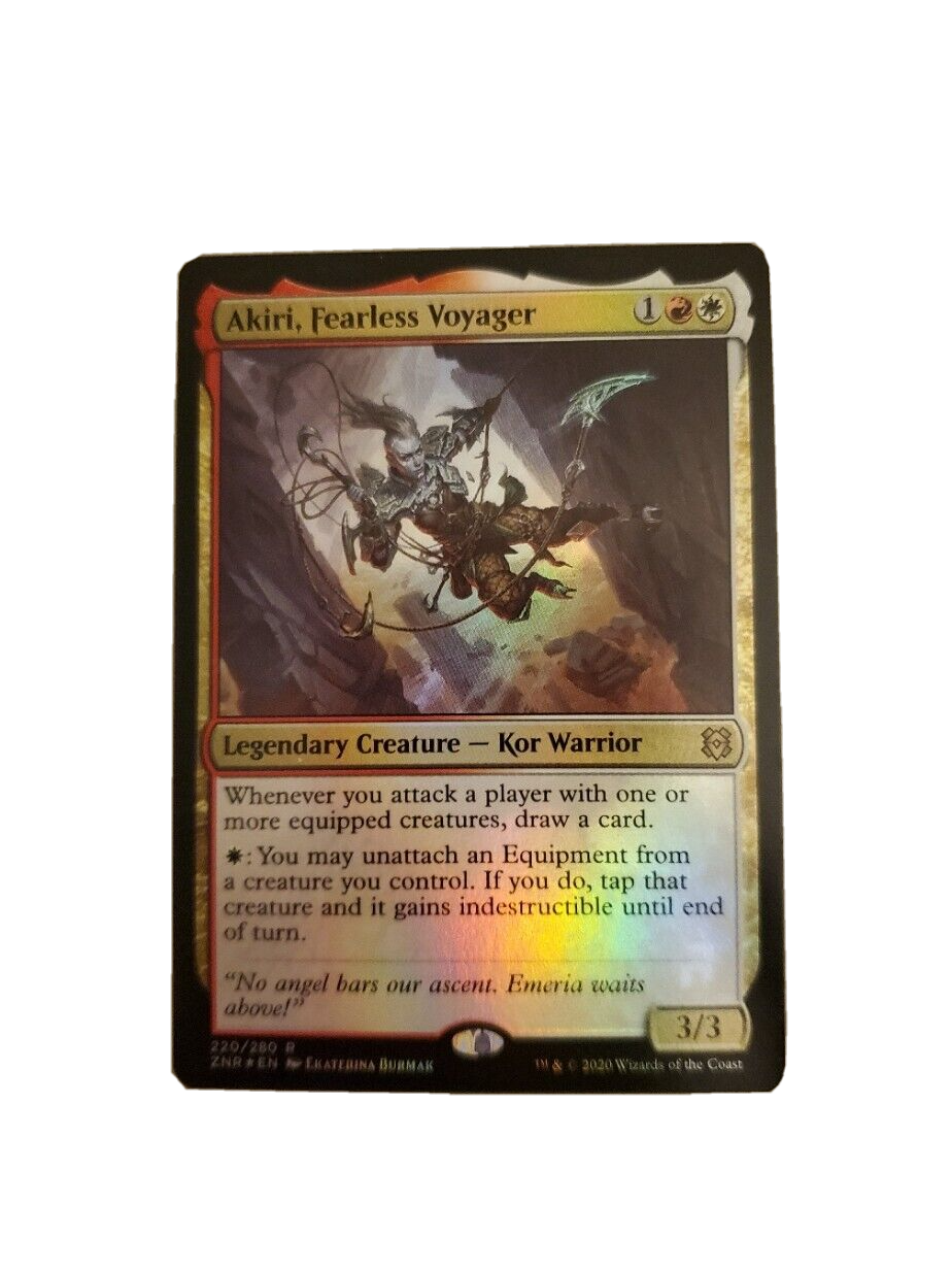 1x Akiri, Fearless Voyager FOIL Zendikar Rising MTG Magic the Gathering ...
