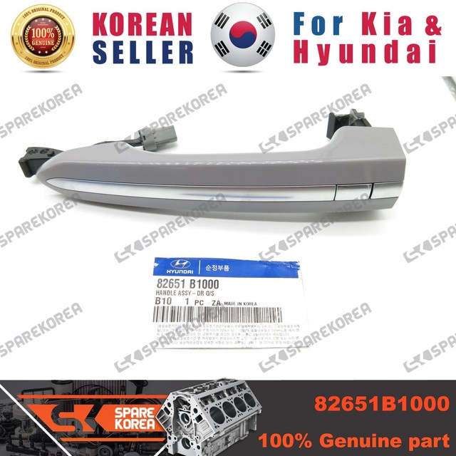Genuine/OEM 82651B1000 HANDLE ASSY-DR O/S for Hyundai Genesis 14 / G80 ...