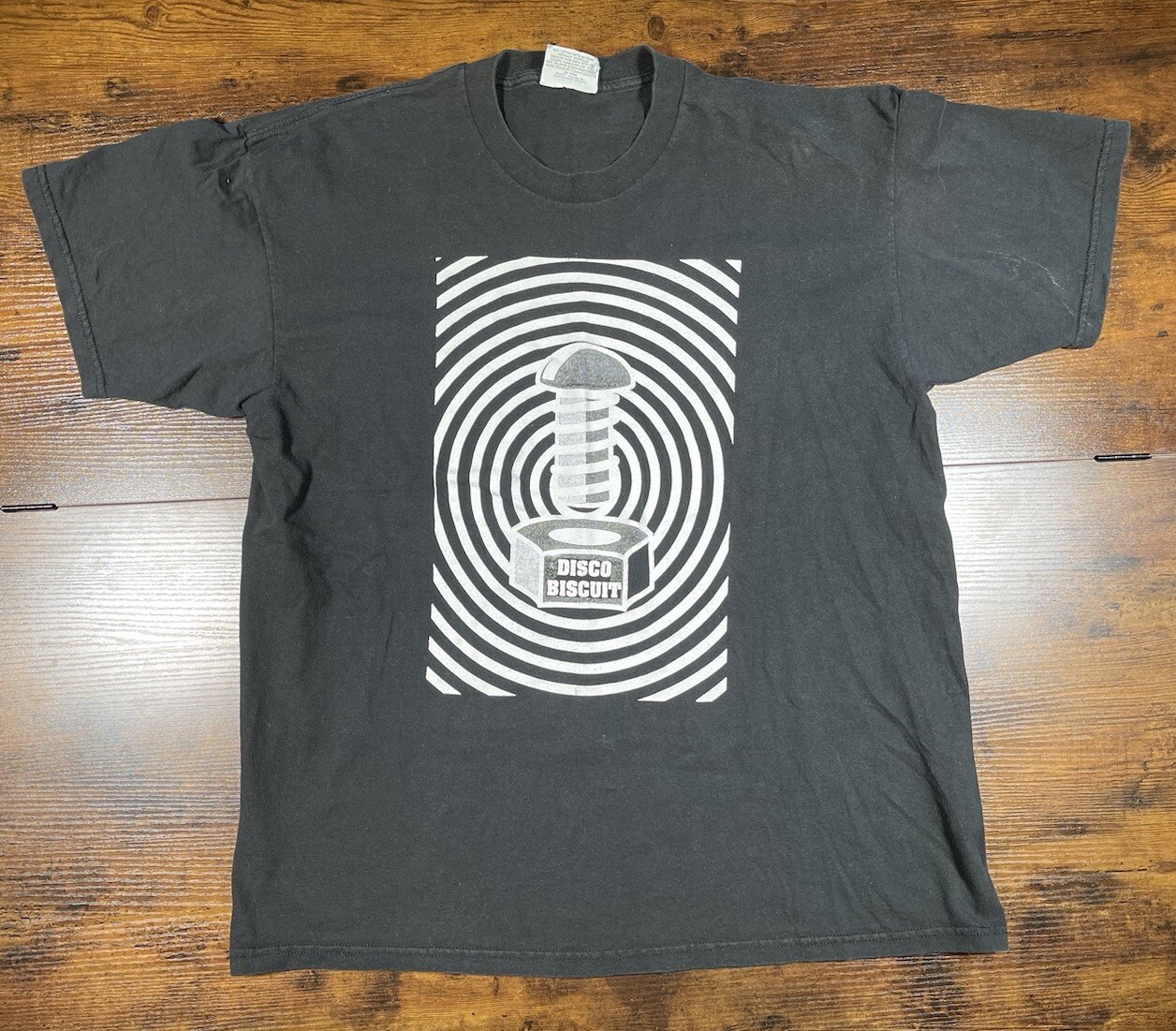 RARE Vintage Lee Disco Biscuit Men’s Graphic T Shirt … - Gem