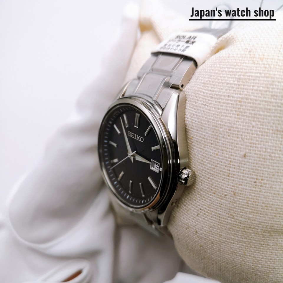 SEIKO Selection S SBTM341 Black Titanium Analog Men's Watch New in Box ...