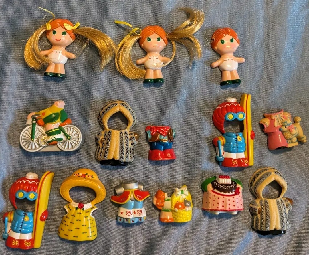 Dolly Pops Dolls By Knickerbocker Toys 1979/1981 Girl Clothes Lot Of 14 ...