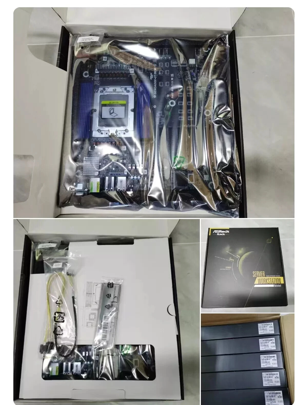 ASRock GENOAD8X-2T/BCM Motherboard For AMD 9004 SP5 LGA6096 DDR5 97x4 ...