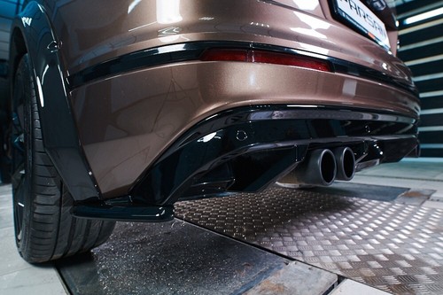 Diffuser For Rear Bumper for Volkswagen Tiguan MK2 2017 - 2020 Parsan ...