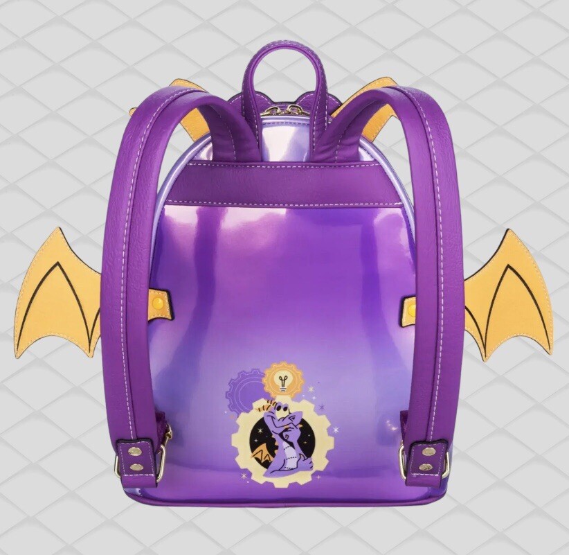 Disney Loungefly 💜“ FIGMENT”💜 Epcot Iridescent Purple Backpack - NEW IN ...