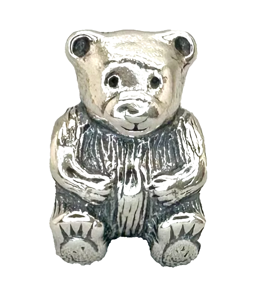 Authentic Pandora Sterling Silver Teddy Bear Charm Bead 790395 | eBay