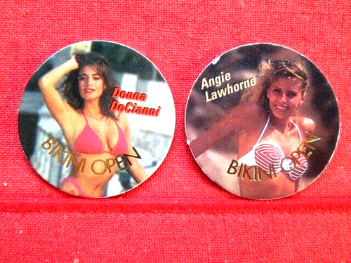 10 SEXY GIRLIES SET OF COURTCAPS THE BIKINI OPEN SERIES #1 MIILK CAPS | eBay