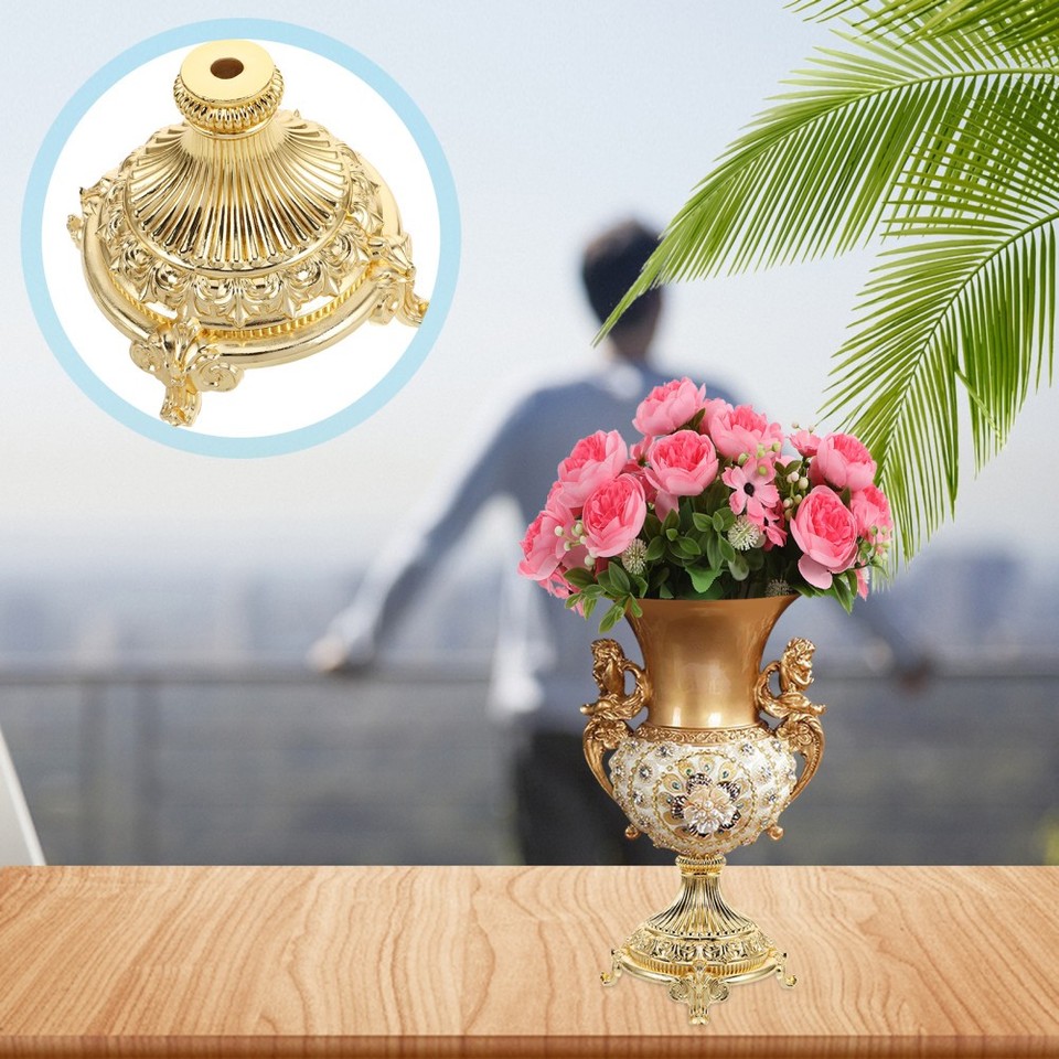 Metal Pot Base Display Flower Planter Holder Alloy Crystal Ball Stand ...