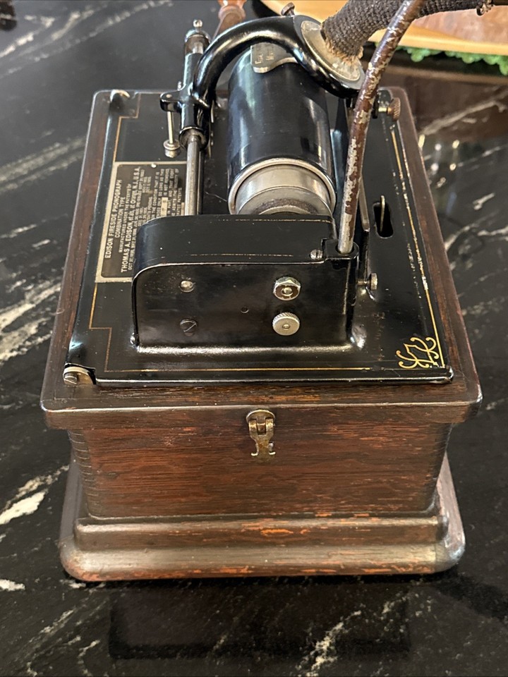 Edison Home Cylinder Fireside Phonograph Model A Combination Model K ...