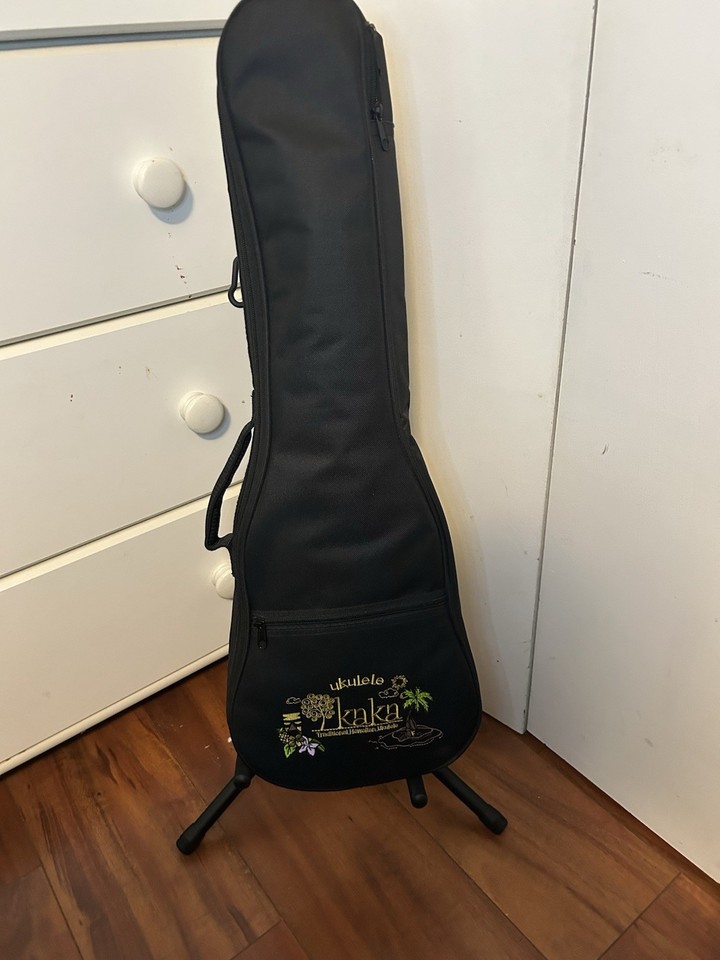 Kaka KUT-70 26" Mini Tenor Ukulele Koa W/Green Shell Inlay & Color Bag ...