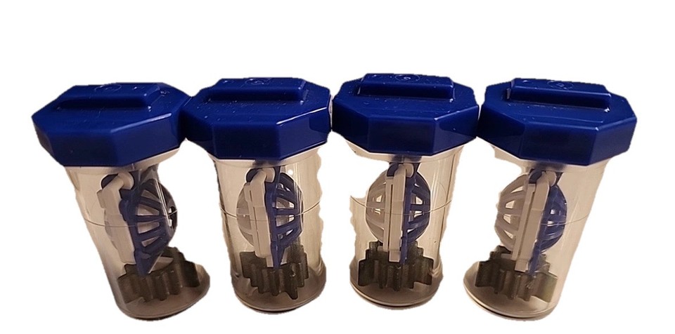 4 pack *NEW* Clear Care Contact Lens Solution Cases w/Neutralizing Disc ...