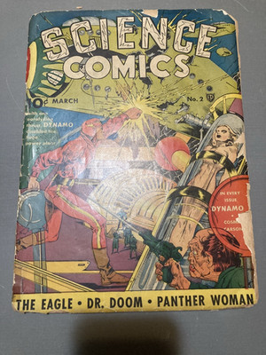 Science Comics #2 1940, Golden Age Dynamo, Lou Fine Nude Good Girl Cover | eBay