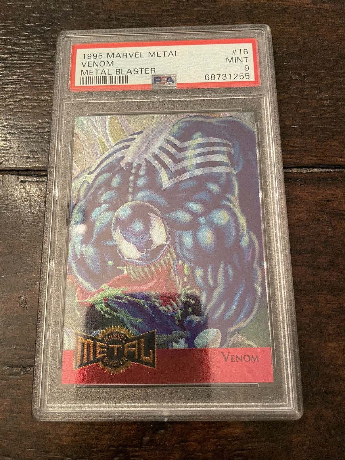 1995 Marvel Metal Venom Blaster PSA 9 Insert SP | eBay