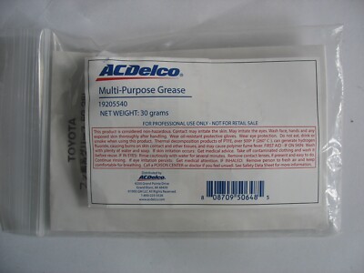 New NOS GM ACDELCO 19205540 GREASE | eBay