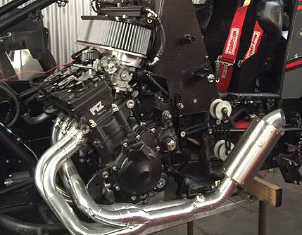 FTZ Yamaha R6, R6R, GSXr, ZX6r Coated Exhaust for 600 Micro Mini Sprint ...