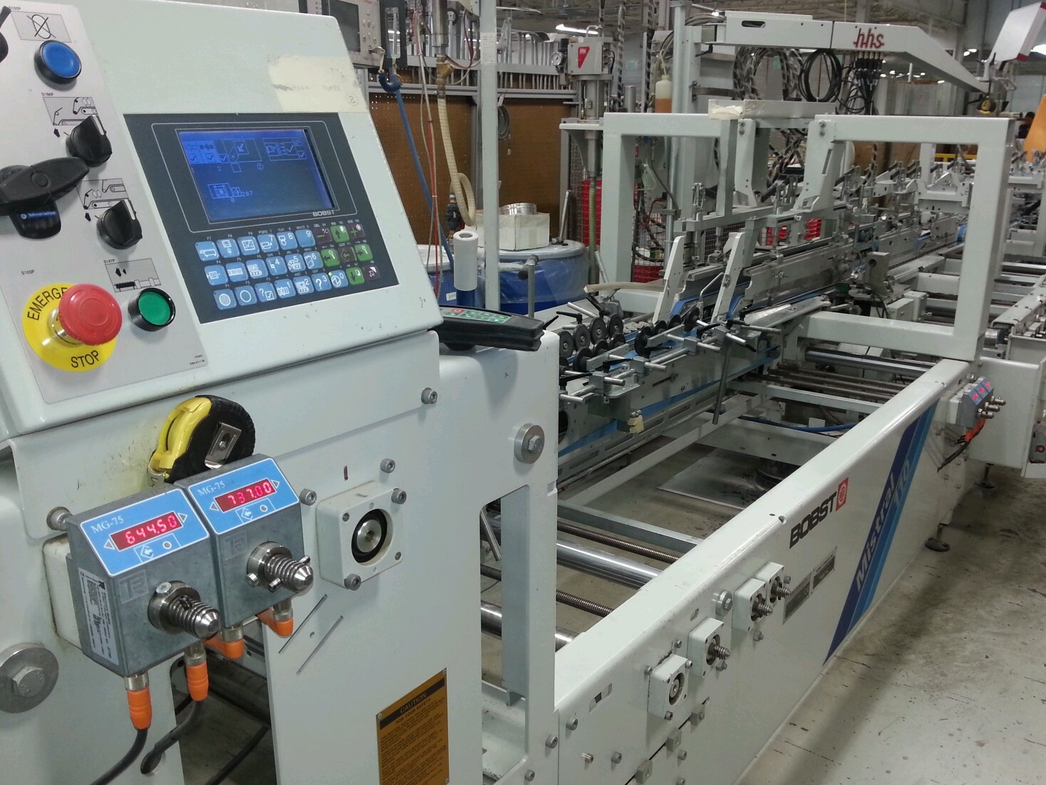 bobst cube monitor screen 734GY 234IU 741RQ 738CT 738CV SAME DAY REPAIR ...