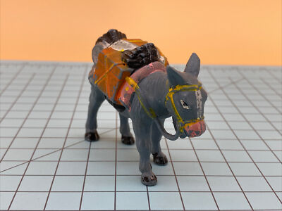 Carrying Donkey action figure stage prop set extra staging PVC Made In ...