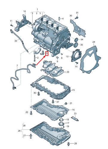 NEW AUDI Q5 8R OIL SPRAY JET 038103157C ORIGINAL | eBay