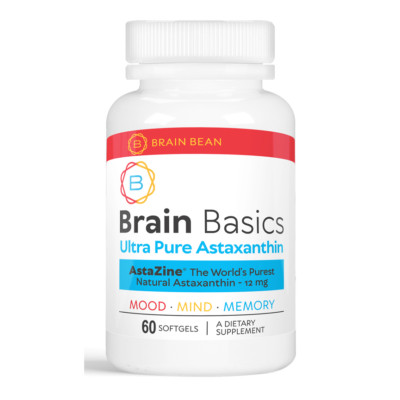 Brain Basics Ultra Pure Astaxanthin 60 Softgels Brain Bean | eBay