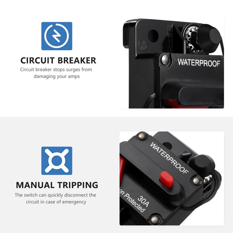 12V~36V Circuit Breaker Fuse Inverter for Auto Truck RV Marine Circuit ...