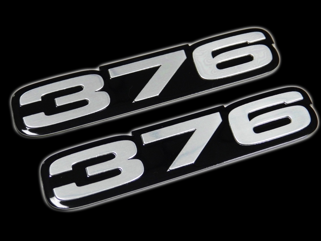 VMS 2 CHEVY 376 CI CUBIC INCH ENGINE HO SMALL BLOCK ALUMINUM EMBLEM ...