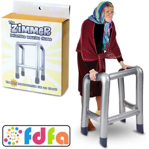 One For Fun Inflatable Zimmer Frame Joke Novelty Gift Toy Adults ...