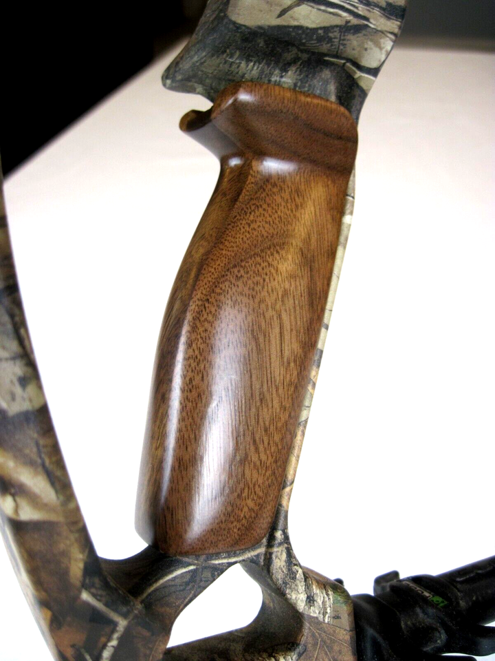 Custom Archery Bow Wood RH Grip fits Hoyt bows Alpha Max Power Max ...