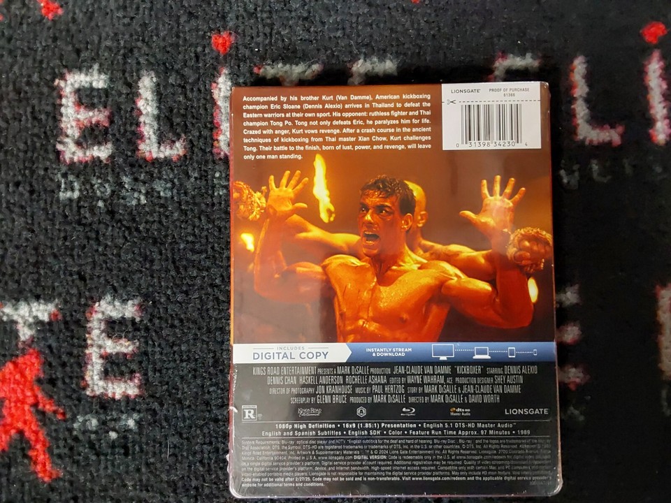 Kickboxer STEELBOOK (Blu-ray + Digital) Van Damme | eBay