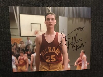 Steve Hollar Signed 8x10 Photo Hoosiers Movie "Rade Butcher ...