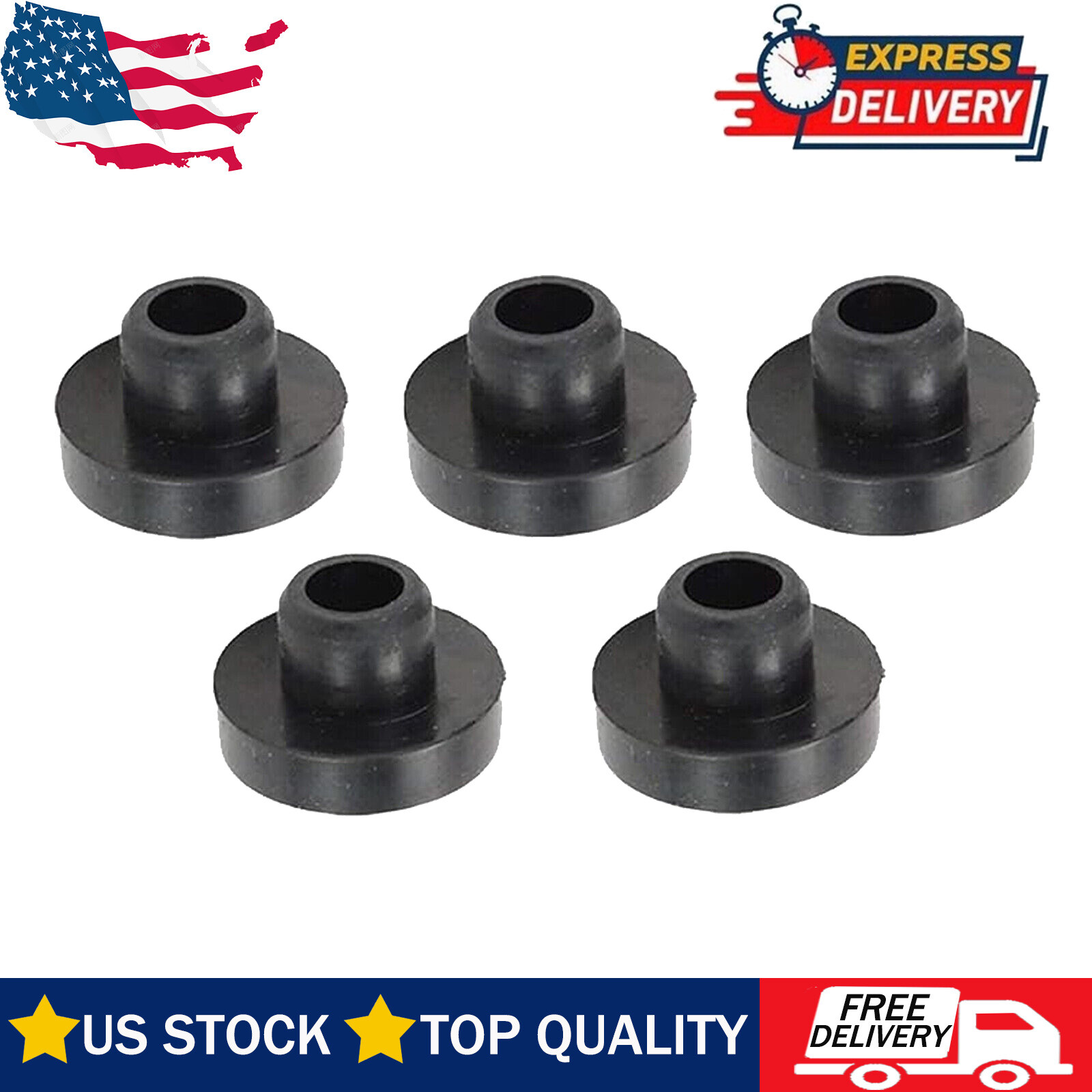 5 PCS Universal Gas Fuel Tank Grommet Bushings Tractor Lawn Mower ...