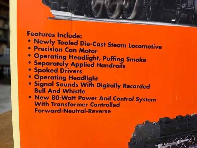 Lionel Burlington Steam Freight set. Original set and engine/car/track ...