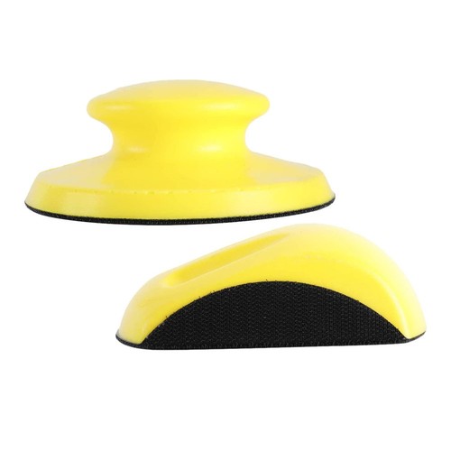 2 Pcs Hand Sanding Blocks Pad Manual Grinding Disc Sandpaper Tool | eBay