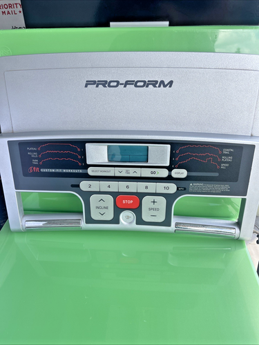 Pro Form 380 E Treadmill Upper Display Console - | eBay