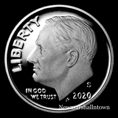 2020 S Roosevelt Dime Silver Proof ~ US Coin from Mint Silver Proof Set ...