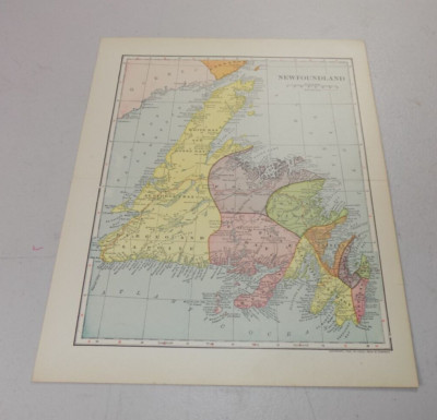 1900-Now - Map Of Newfoundland