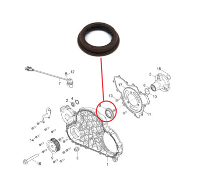 2012-2018 Polaris RZR Ranger ACE Magneto Cover Flange Seal | 3610176 ...