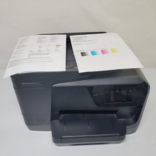 HP Officejet Pro 8715 Color Inkjet Printer NO INK LOW USE 560 Pg Ct All ...