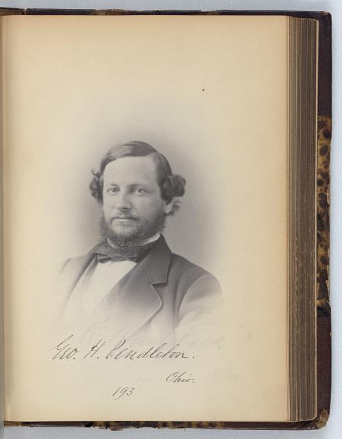 George H Pendleton,Representative,Ohio,Thirty-fifth Congress,J ...