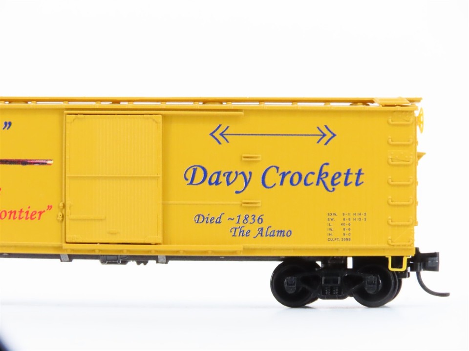 N Micro-Trains MTL NSE 06-22 Davey Crockett Tribute 40' Double-Sheathed ...