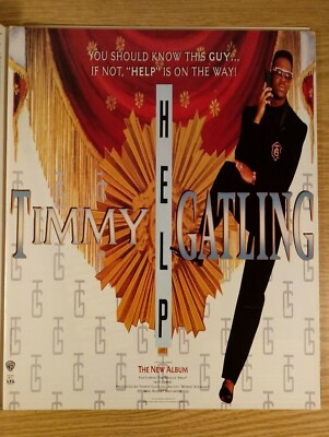 ORIGINAL (UNFRAMED) TIMMY GATLING magazine PROMO AD | eBay