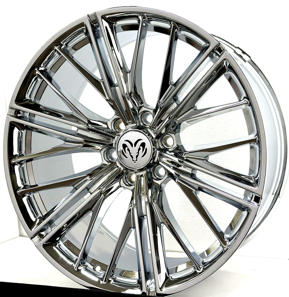 22 x9.5" Chrome Camaro ZL1 OE Replica Wheels fits RAM 1500 Limited 6x5 ...