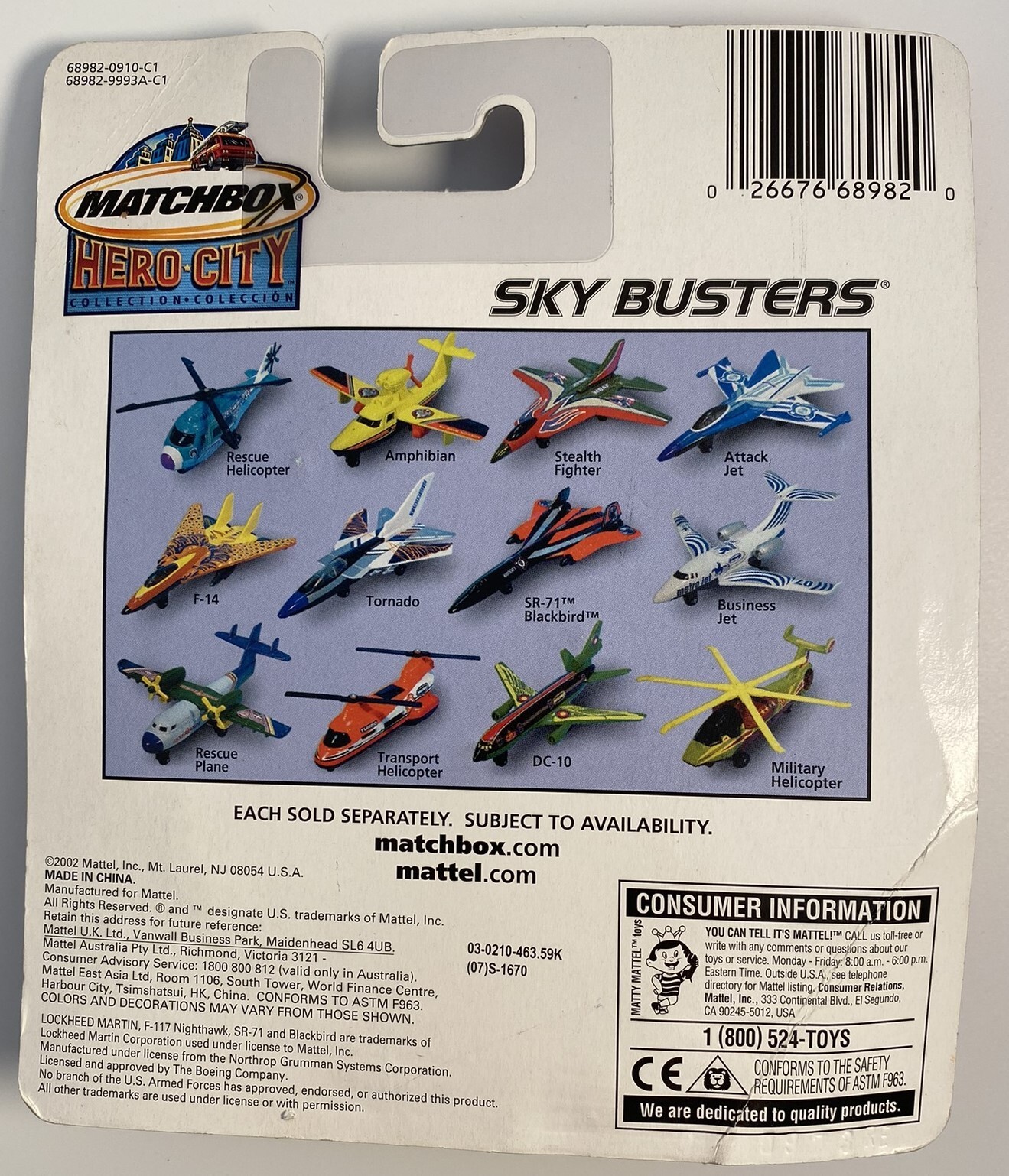 2019 Matchbox Sky Busters Robinson R44 Raven II Helicopter for sale ...