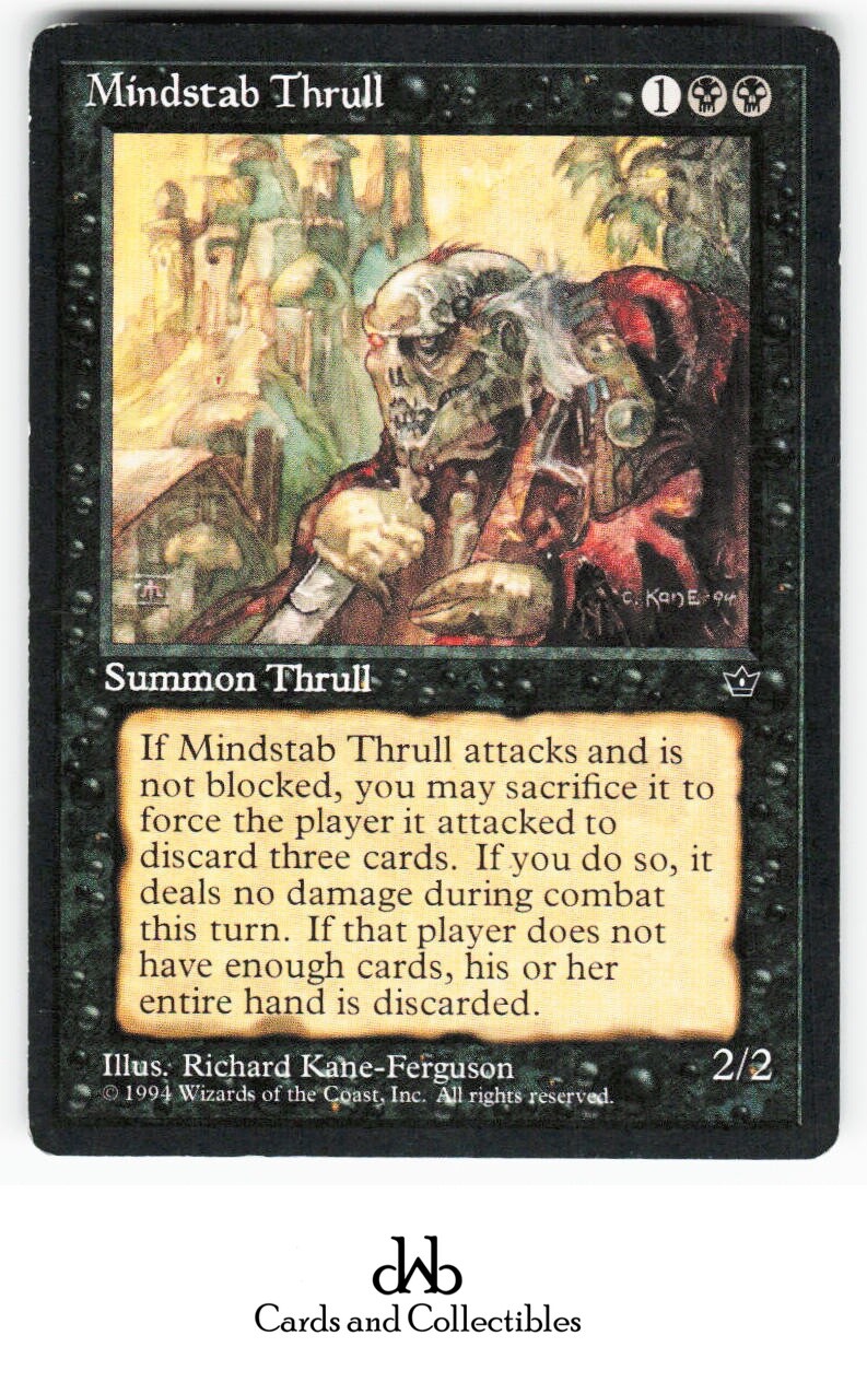 MTG Fallen Empires Mindstab Thrull (Ferguson) Moderately played Common ...