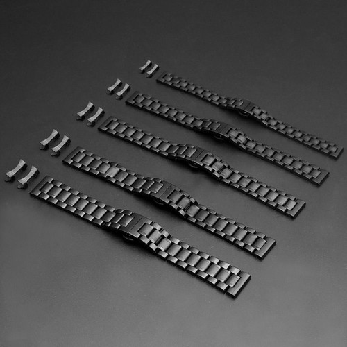 Multisize Stainless Steel Watch Band Lock Bracelet Solid Metal ...