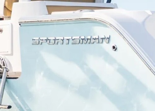 NEW Sportsman Boats Silver "SPORTSMAN" Designator Decal Single OEM | eBay