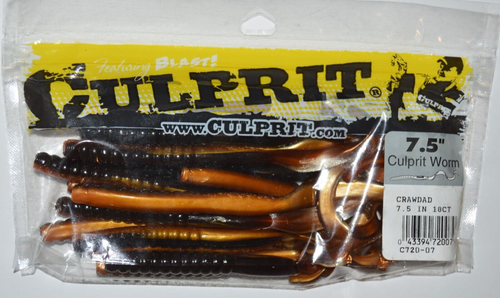 Culprit Worms C720-07 Cul 7.5" Worm 18bg Crawdad for sale online | eBay